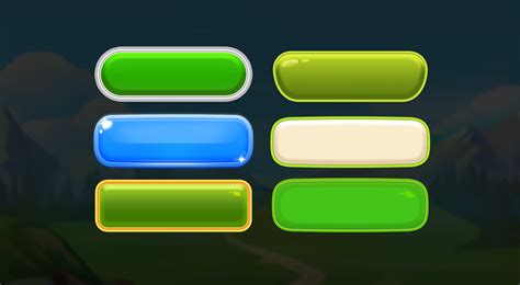 Game Button Design On Behance