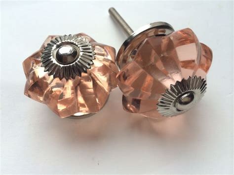 Pink Glass Door Knobs Door Knobs