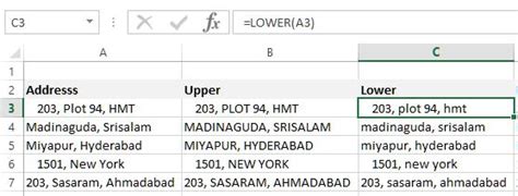 Upperlowerproper Case In Excel Tech Funda