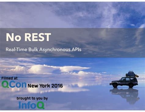 no rest architecting real time bulk async apis ppt