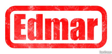 Edmar Text Effect And Logo Design Name