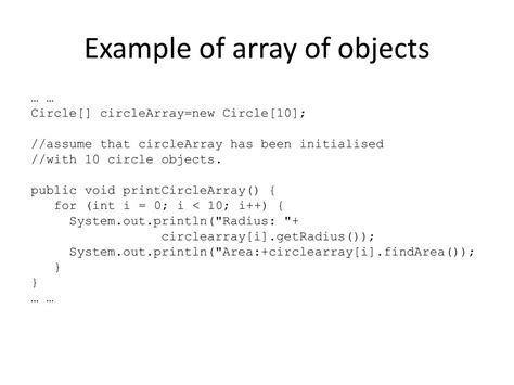 ppt unit 6 object oriented programming objects and classes