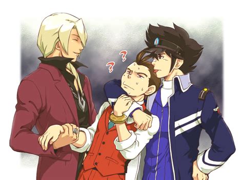 Apollo Justice Klavier Gavin And Clay Terran Ace Attorney And 1 More