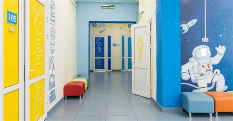 Оформление начальной школы №1241 Фотографии коридоров и рекреаций