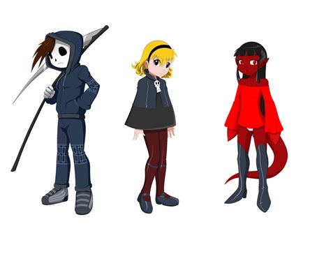 Grim Tales Au Grim Jr Minnie And Mimi Final By Bradster4000 On