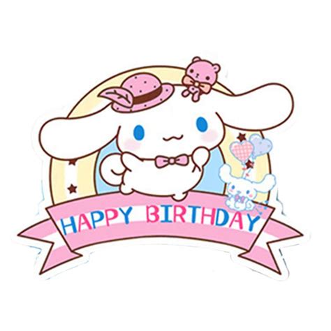 Cinnamoroll Happy Birthday Card Ide Ulang Tahun Gambar Unicorn Tema