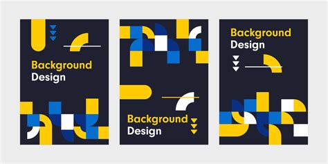 Minimal Covers Design Modern Abstract Covers Set Colorful Geometric Background Vector