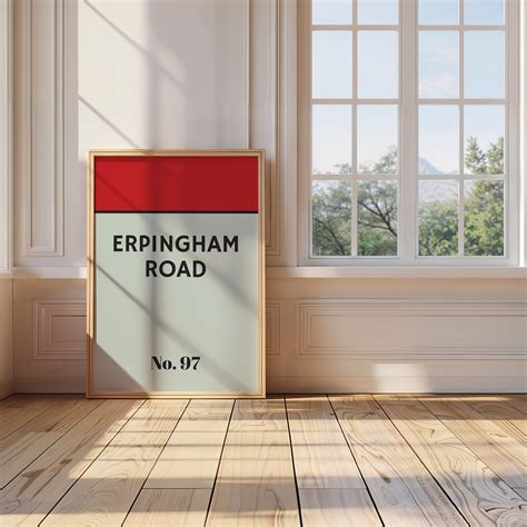 Personalised Monopoly Wall Art Print Timmy Loves Art