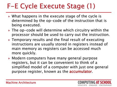 PPT Machine Architecture Fetch Decode Execute PowerPoint