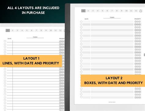 Remarkable To Do List For Remarkable Templates Todo Etsy Australia
