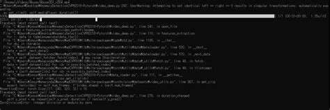 Error During Video Demo Issue Ekosman Anomalydetectioncvpr Pytorch Github