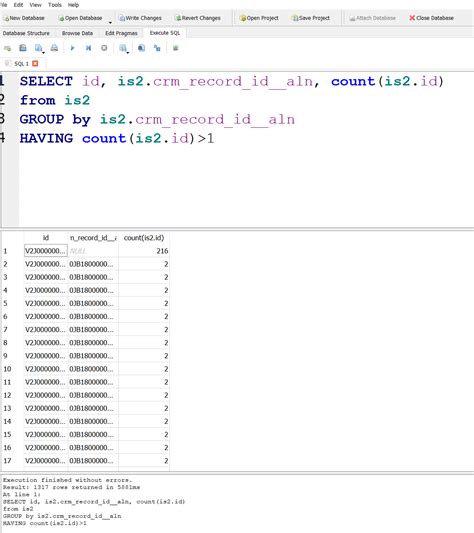 How To Find Duplicate Field Values In A Veeva Align Dataset Containing