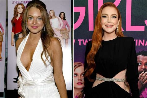 Then And “wow” See Lindsay Lohan At The “mean Girls” Premiere As A