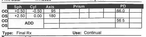 Help With My Prescription Not Sure How The Pd Works Rglasses