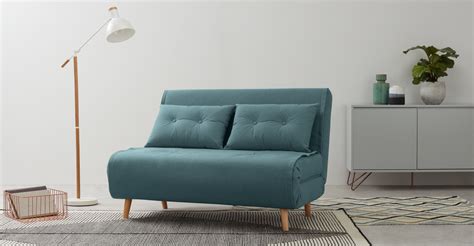 Haru Kleines Schlafsofa Eisblau Small Sofa Bed Most