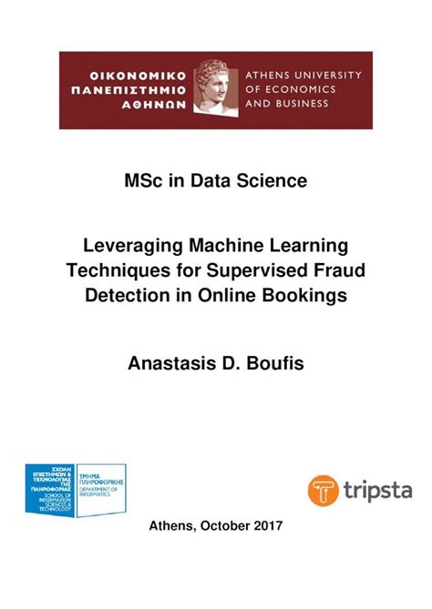 Pdf Msc In Data Science Leveraging Machine Learning Techniques