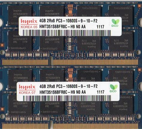 Yahooオークション 【ノートpc用メモリ】 Hynix Ddr3 Pc3 10600 8gb