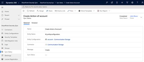 Synchronize Dynamics 365 Crm And Sharepoint Security Model Using