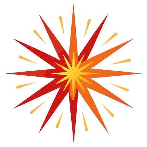 A Firework Explosion Vector Illustration Isolated On A White Background Premium Ai Generated A Firework Explosion Vector Illustration Isolated On A White Background Premium Ai Generated