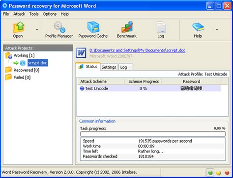 Word Password Recovery Download
