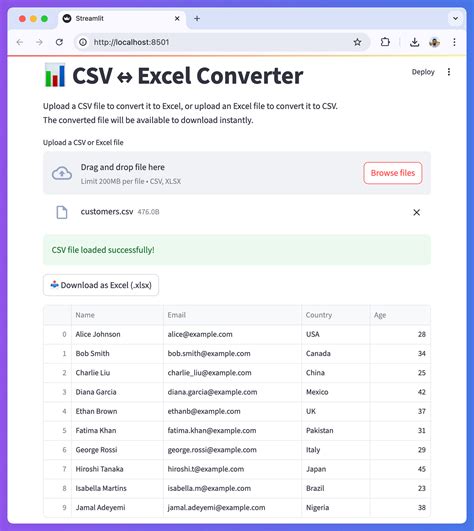 Practice Challenge Build A Streamlit App To Convert Csv ↔ Excel With Python