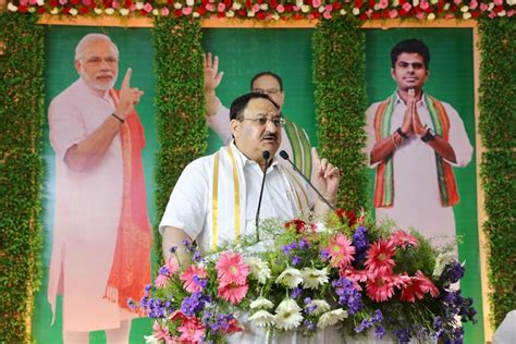 Bjp On Twitter Bjp National President Shri Jpnadda Addresses Meeting