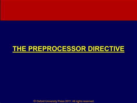 preprocessordirective ppt