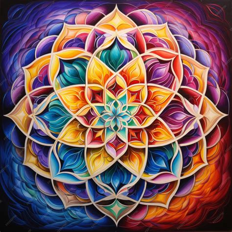 Premium Ai Image The Unity Mandala