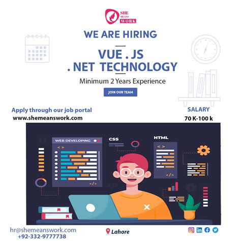fcit job opportunity vue js dot net developer lahore