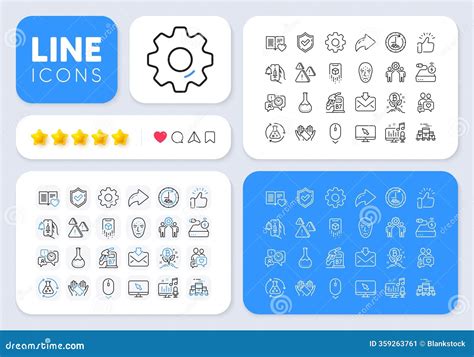 Employees Teamwork Secret T And Discounts App Line Icons Pack For Web App Line Icons