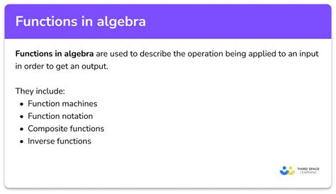 Functions In Algebra Gcse Maths Steps Examples And Worksheet