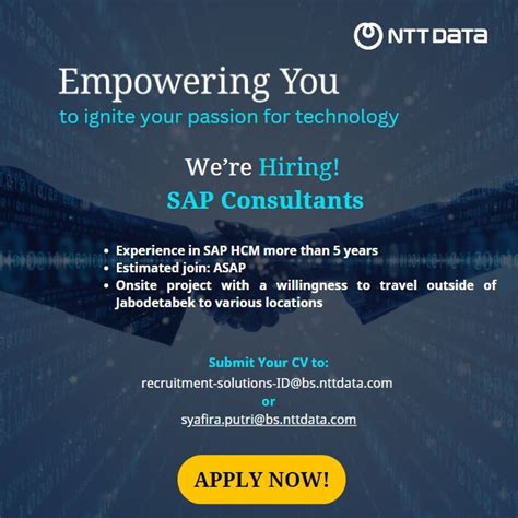 Syafira Aisyah Putri On Linkedin Hiring Sapmm Sapabap Saphcm