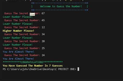 Launching Guess The Number Game In C Mahatejshvi Vareny Swami Posted On The Topic Linkedin