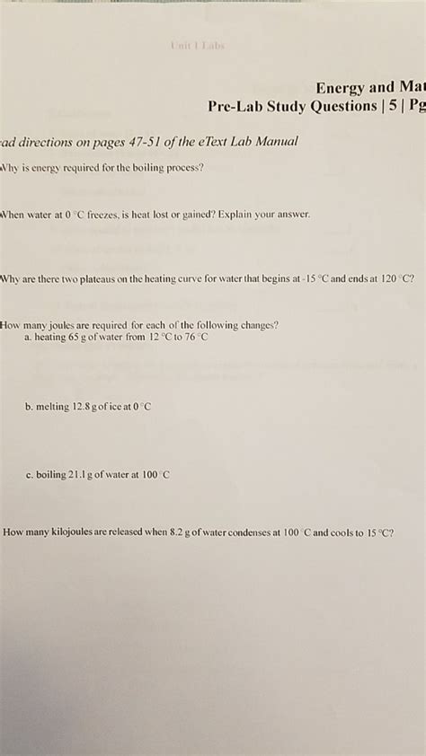 Solved Unit Labs Density And Specific Gravity Pg Chegg