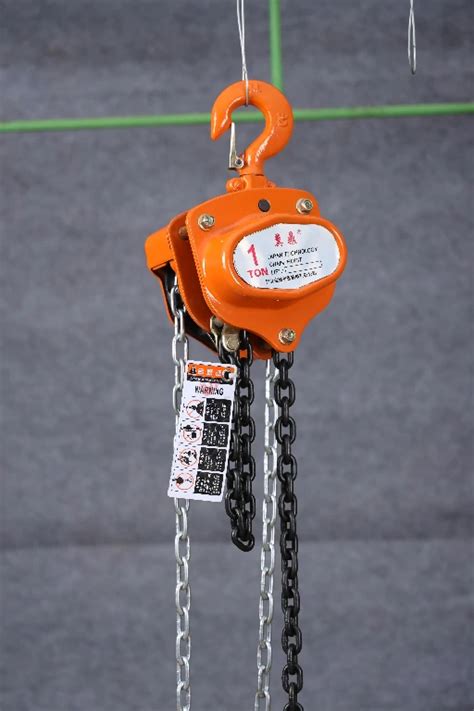 Chain Blocks A Reliable And Efficient Lifting Solution For Industrial Applications China