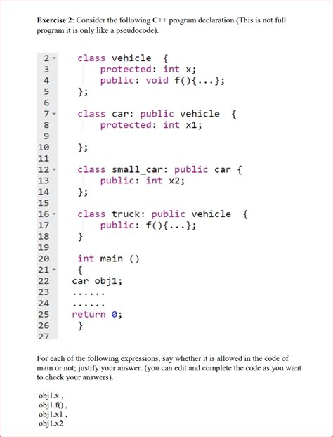Solved Exercise 2 Consider The Following C Program
