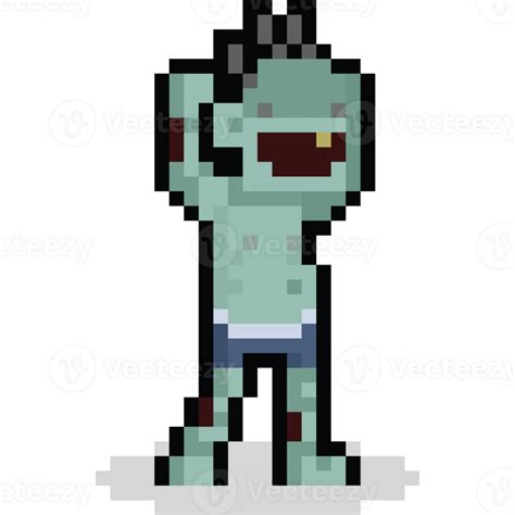 Minecraft Zombie Pixel Art