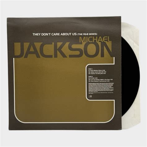 Michael Jackson They Dont Care About Us Promo 12” Single Uk