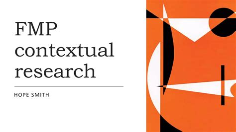 Contextual Research Ppt