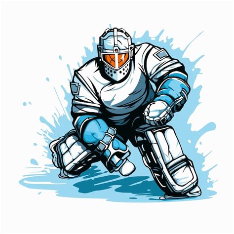 헬과 장갑을 입은 크리켓 선수 터 스포츠 일러스트레이션 프리미엄 벡터