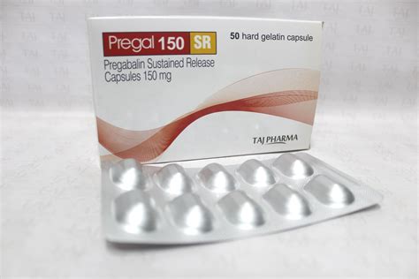 Pregabalin Sustained Release Capsules 150mg Taj Generics