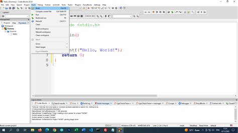 ภาษา C กับ Codeblocks ด้วย Windows สอนเขียนโปรแกรม ภาษา C