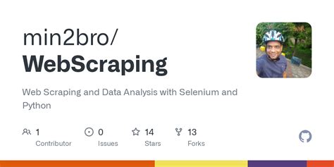 github min2bro webscraping web scraping and data analysis with