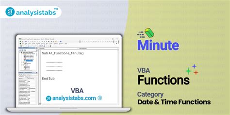 Vba Minute Function Explained With Examples