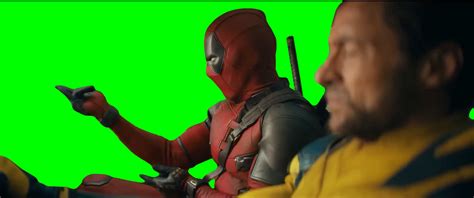Deadpool Annoying Wolverine In The Car Meme Deadpool And Wolverine Green Screen Creatorset