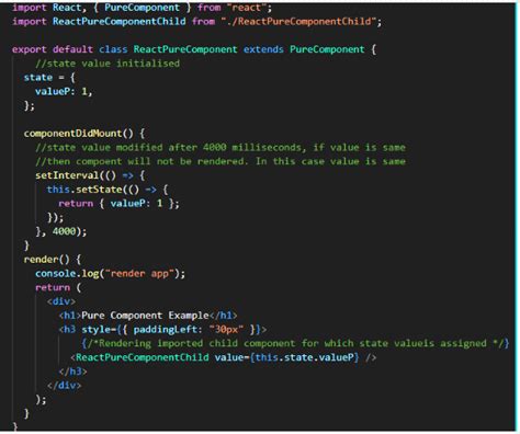 React Pure Components An Extension To Class Component By Vinitha