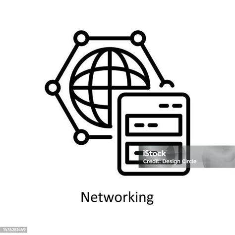 네트워킹 벡터 개요 아이콘 디자인 그림입니다 흰색 배경의 데이터 기호 Eps 10 파일 개념에 대한 스톡 벡터 아트 및 기타 이미지 개념 결정 경영자 Istock