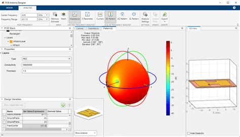 Design Analyze And Optimize H Notch Patch Using Design Variables