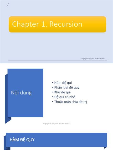 Chapter 1 Recursion Pdf