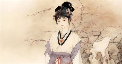 2k高清ai绘画 古典美人小清新静态壁纸 静态壁纸下载 元气壁纸